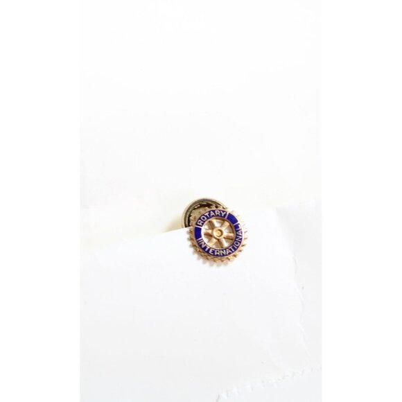 Accessories | Rotary International Screw Back Lapel Pin Vintage Enamel ...